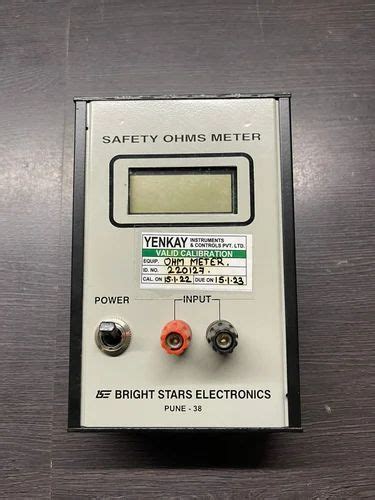Safety Ohm Meter At Rs 12500piece सुरक्षा ओहम मीटर In Pune Id