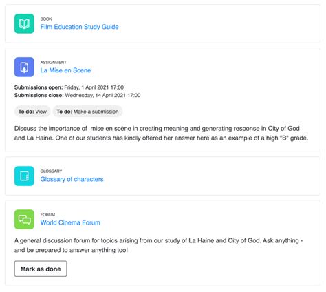 The Road To Moodle Revealing A New Course Page Structure Moodle