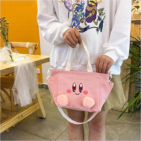 Kawaii Kirby Cinnamoroll Canvas Bag Kawaii Fashion Shop Cute Asian