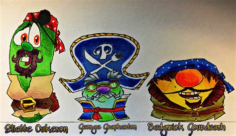 The Pirate Heroes A Veggietales Series By Wilduda On Deviantart
