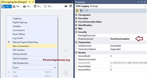 Ssis Package Protection Level