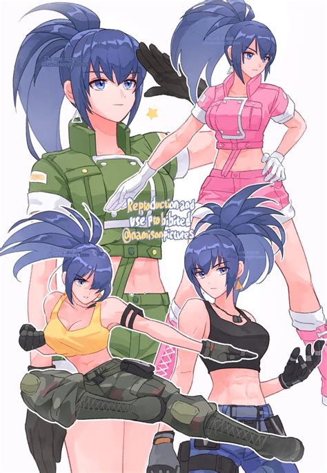Leona Heidern The King Of Fighters And 1 More Drawn By