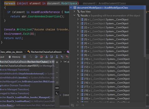 interop issue with modelspace s entities types autodesk community