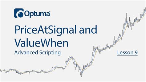 Priceatsignal And Valuewhen Function Advanced Scripting In Optuma