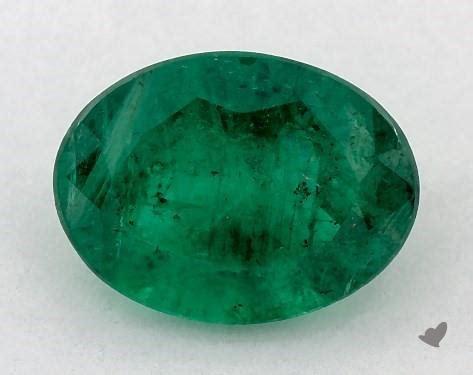 1 07 Carat Oval Green Emerald