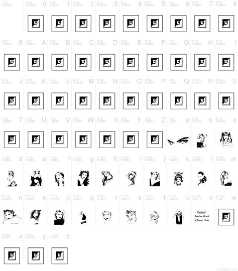 Portrait Font Fonts2u Com