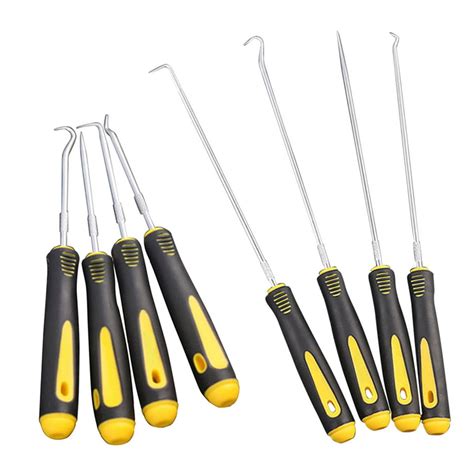 Joernso 4pcs O Ring Remover Hook Oil Seal Screwdriver Set Puller