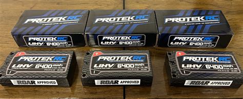 3 Protek LIHV 6400mah 2 Cell 7 6v 130c R C Tech Forums
