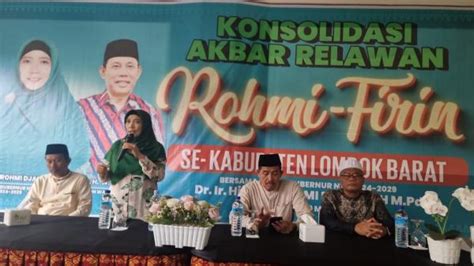 Sitti Rohmi Djalilah Instruksikan Relawan Rohmi Firin Gerak Cepat