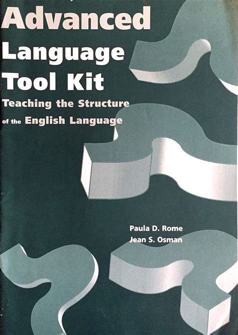 Advanced Language Toolkit Manual Paula D Rome 9780838805497 Books