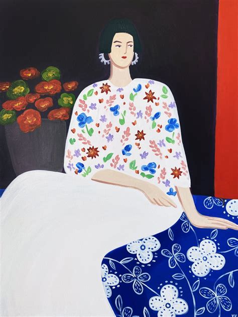 Купить картину В цветах в Москве от художника Хромцова Ксения