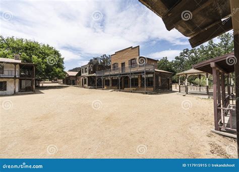 Old Western Movie Town Buildings Stock Image Image Of Park Southern