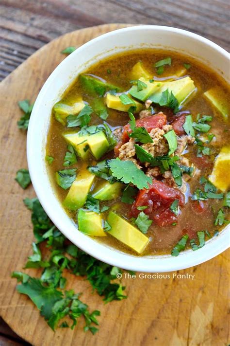 Slow Cooker Taco Soup Recipe The Gracious Pantry