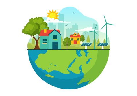 National Energy Conservation Illustration Pack 12 Nature