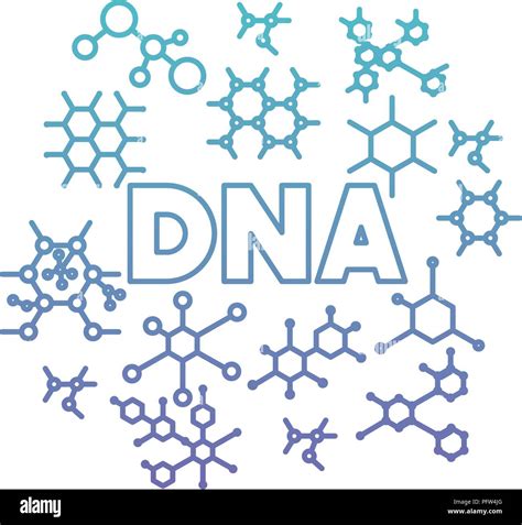 Dna Structure Molecular Pattern Background Stock Vector Image And Art Alamy