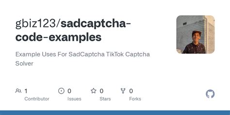 Github Gbiz123sadcaptcha Code Examples Example Uses For Sadcaptcha Tiktok Captcha Solver