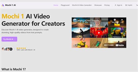 Mochi 1 Ai Ai Video Generator For Creators Aimonstr