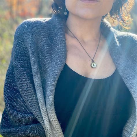 Small Compass Necklace Ragtrader Vintage