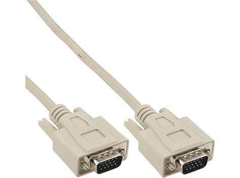 Inline Inline® Vga Kabel 15pol Hd Stecker Stecker 3m Kabel Audio