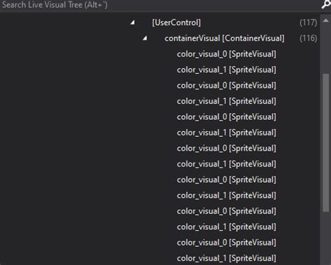Uwp Removed Visuals Show Up In The Live Visual Tree Stack Overflow