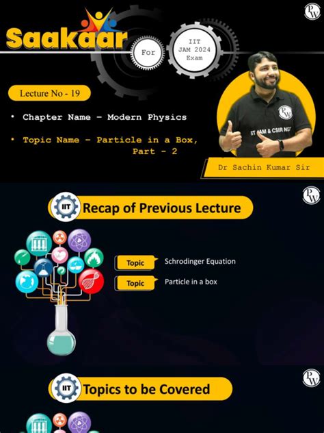 Modern Physics 19 Class Notes Saakaar Batch For Iit Jam Physics Pdf