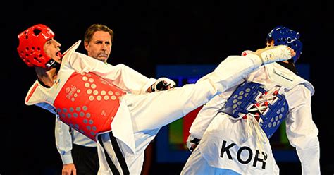 세계태권도선수권대회 이란의 베흐남 아스바기칸가하 대 한국 김훈