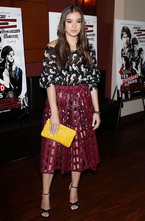 Hailee Steinfeld At Ten Thousand Saints Premiere In Century City Hawtcelebs