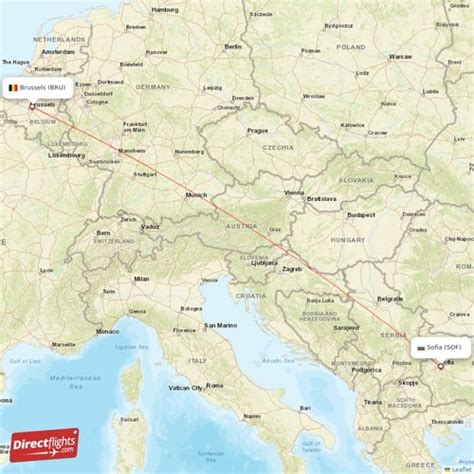 Direct Flights From Brussels To Sofia Bru To Sof Non Stop