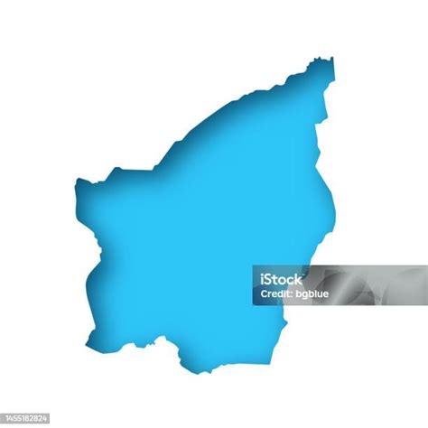 산마리노 지도 파란색 배경에 잘린 백서 0명에 대한 스톡 벡터 아트 및 기타 이미지 0명 3차원 형태 공란 Istock