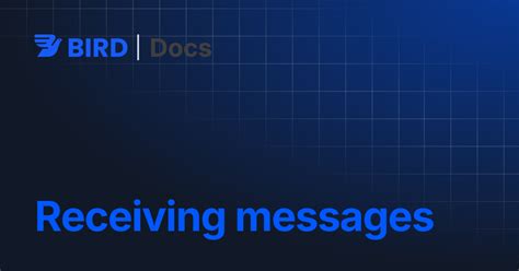 Receiving Messages Bird Api Docs Receiving Messages Bird Api Docs