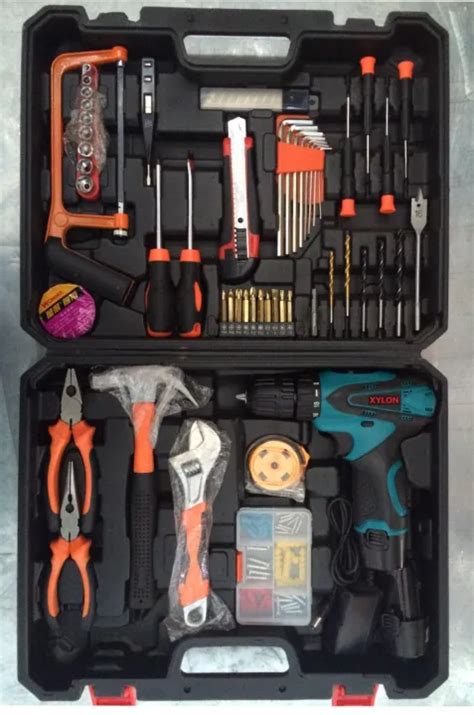 สว่านแบตเตอรี่ไร้สาย 12v พร้อมชุดเครื่องมือกระเป๋าหิ้ว Cordless Drill