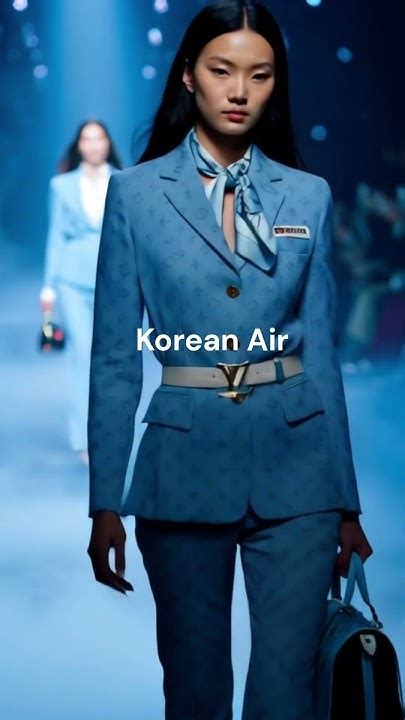 명품브랜드가 항공 승무원 유니폼을 디자인 한다면대한항공루이비통스튜어디스스튜디어스 유니폼대한항공 유니폼 Model Youtube