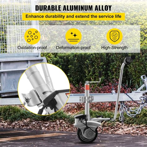 5000 Lb Motorised Jockey Wheels 12v Electric Trailer Mover Jack Dolly Boat
