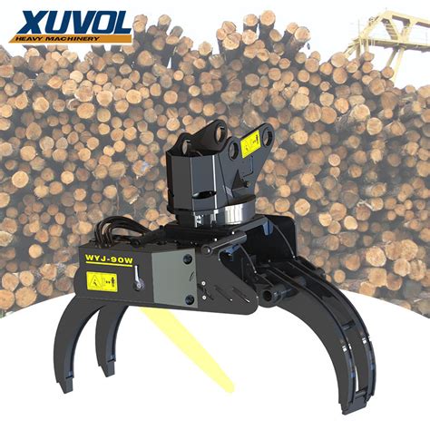 Electric Saw 60 550mm Grapple For Excavator Tree Cutting And Trimming