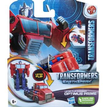 Hasbro Transformers Earthspark 1 Step Flip Changer Swindle Optimus