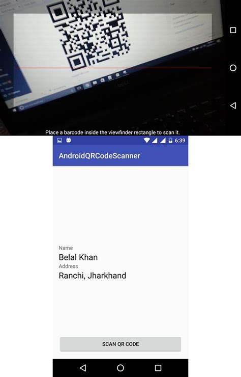 Android Generate Qr Code Using Zxing Library
