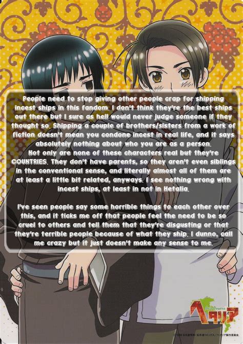 People Need To Stop Giving Other People Crap For Shipping Incest Ships