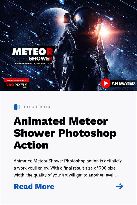 Animated Meteor Shower Photoshop Action Photoshop Actions Best