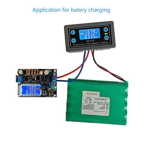 multi function meter lcd voltmeter ammeter battery capacity tester
