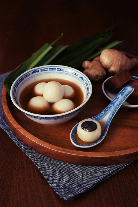 Black Sesame Glutinous Rice Ball Pa Food