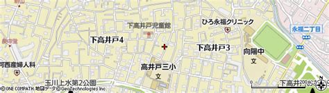 東京都杉並区下高井戸4丁目17の地図 住所一覧検索｜地図マピオン