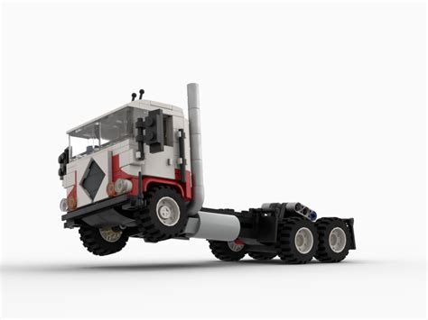 Lego Moc Cabover Ii Semi By Owstin Rebrickable Build With Lego