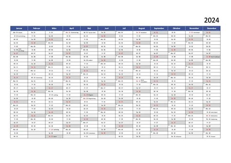 Kalender Zum Ausdrucken 2024 2025 Gratis PDF