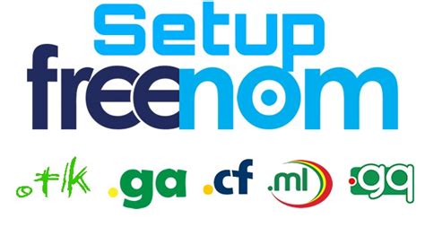 how to setup freenom domains tk ml cf ga gq as blogger