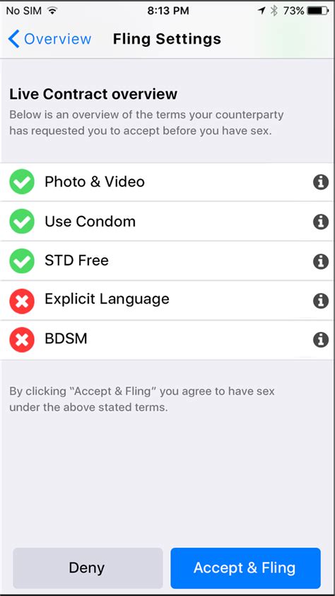 New App Creates Legally Binding Contracts For Consensual Sex Including