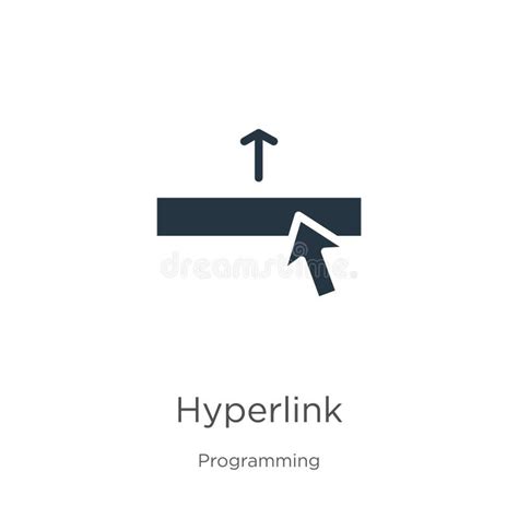 Hyperlink Icon Vector Trendy Flat Hyperlink Icon From Programming