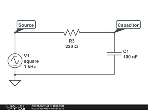 Lab 4 Capacitor Circuitlab