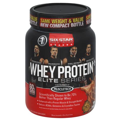 Six Star Pro Nutrition Elite Series Whey Protein Plus, Professional ...