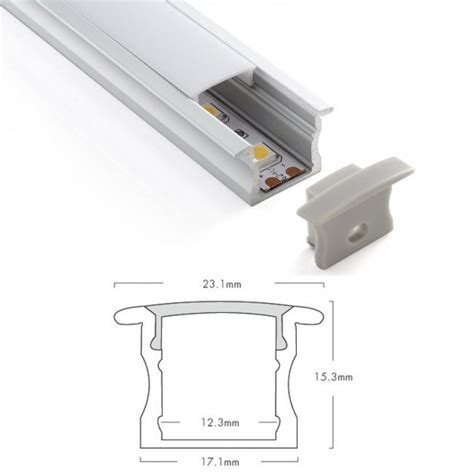 TEUCER METER INSET MOUNTED ALUMINIUM DEEP EXTRUSION AL I M