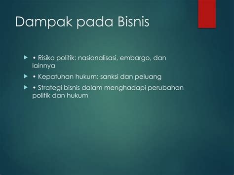 Lingkungan Politik Dan Hukum Pada Semseter Pptx